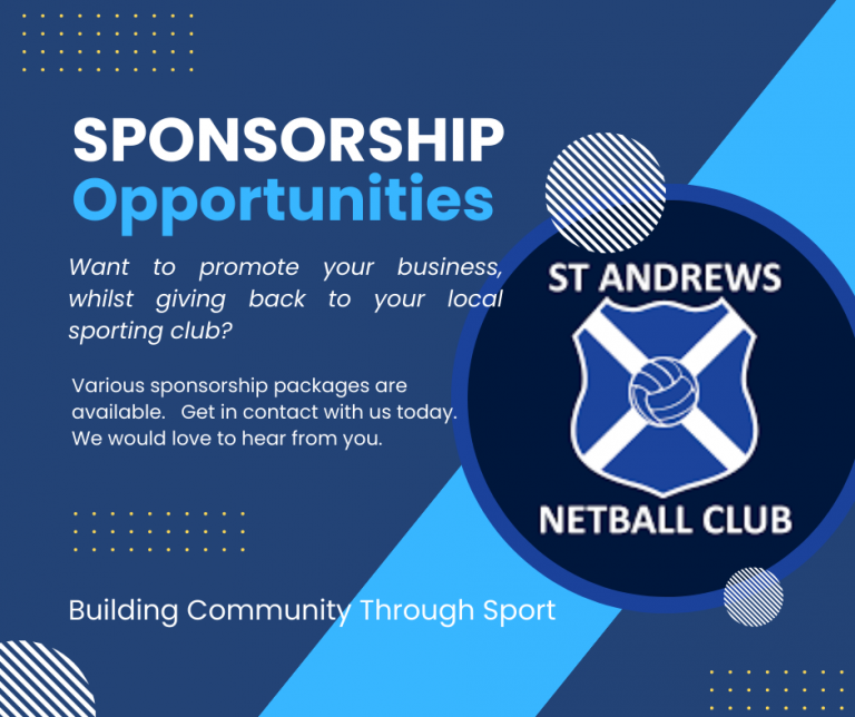 Sponsorship | St Andrews Netball